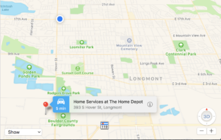Find Nearby Stores with Apple Maps?
