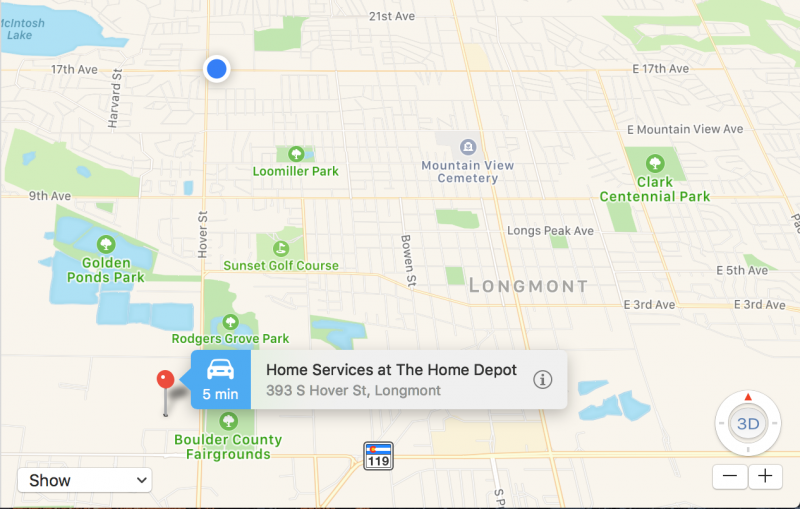Find Nearby Stores with Apple Maps?
