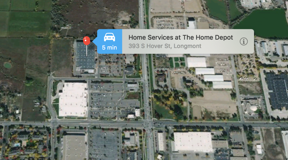 Find Nearby Stores with Apple Maps?