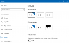 How do I make my Windows 10 cursor bigger?