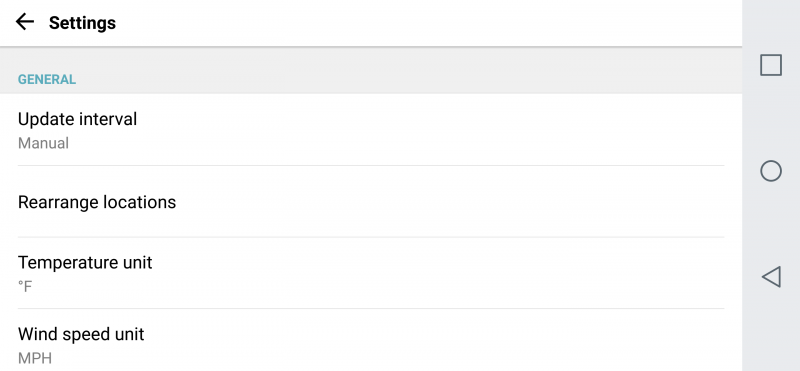 Automatically Update Android Weather Forecasts?