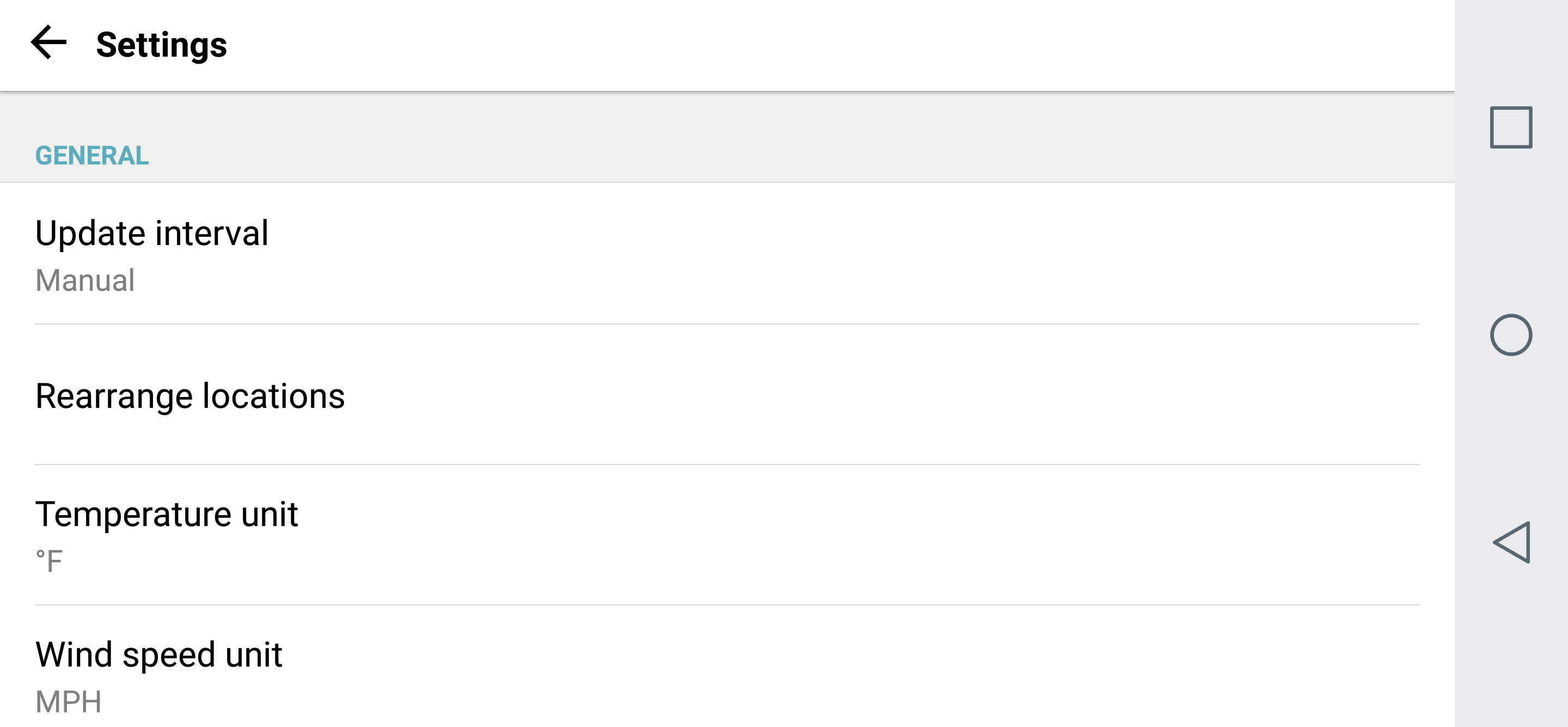 Automatically Update Android Weather Forecasts?