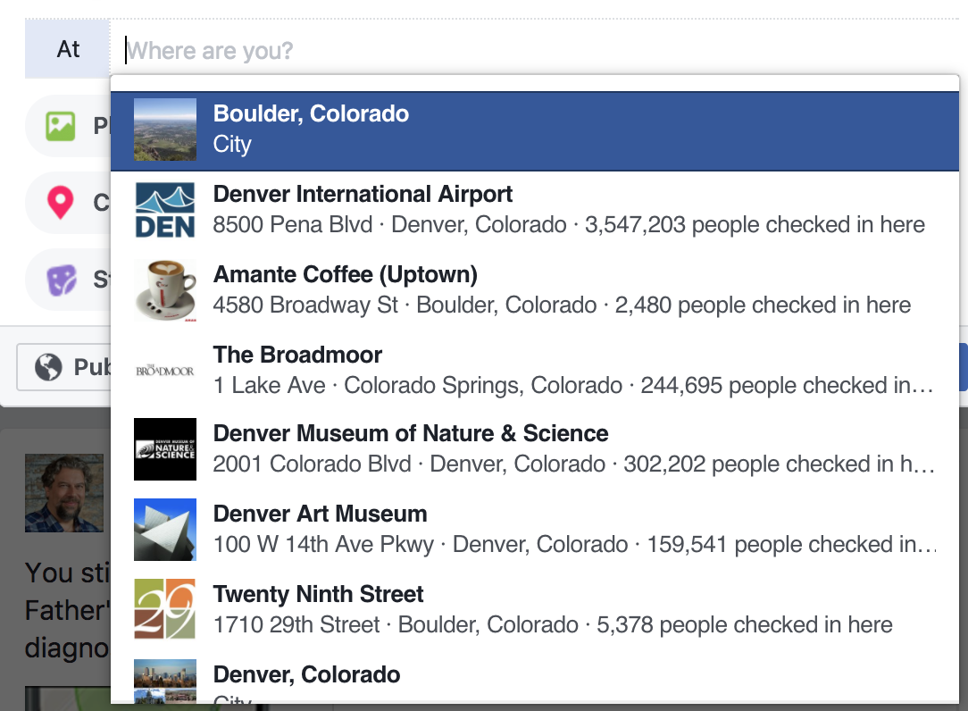 Can I fake my location on Facebook posts?