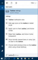Change Windows 10 Taskbar Icon Button Size?