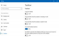 Change Windows 10 Taskbar Icon Button Size?