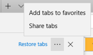 Get Started with Microsoft Edge Set Aside Tabs?