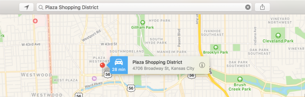Send an Apple Maps location to my iPhone?