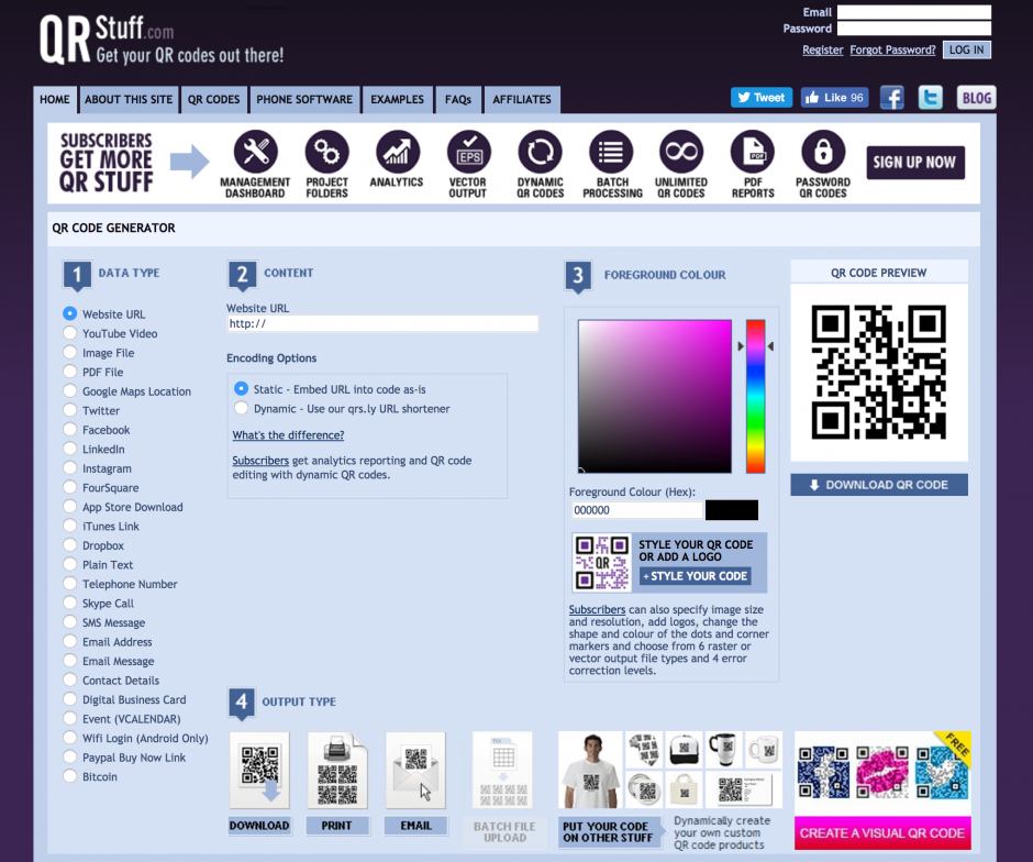 How do I create QR Codes?