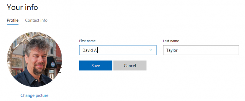 Change your account name in Windows 10?