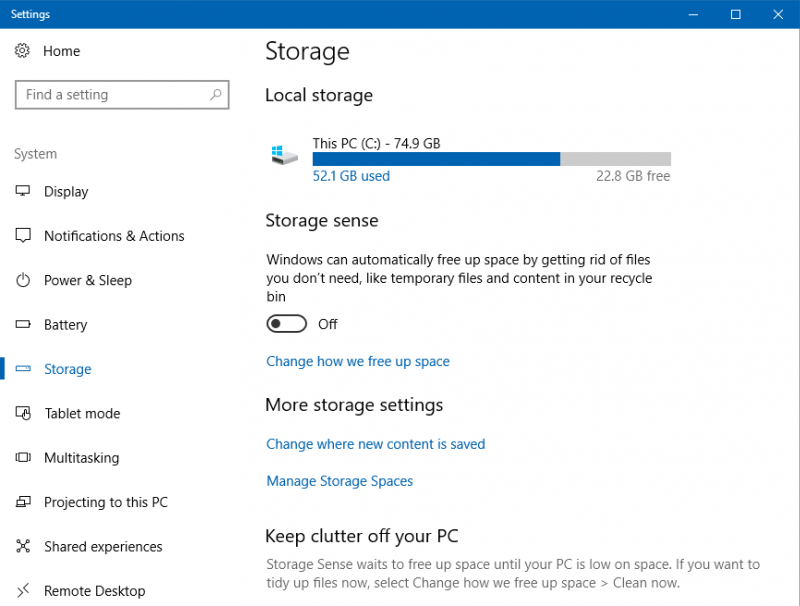 Recover Disk Space in Windows 10 with Storage Sense? - Ask Dave Taylor