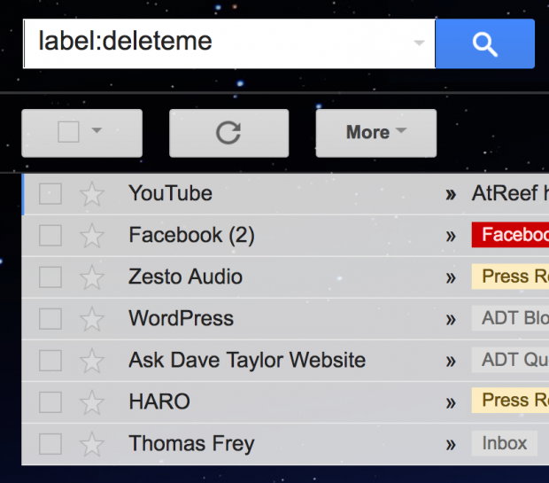 How do I Delete a Gmail Label / Folder?