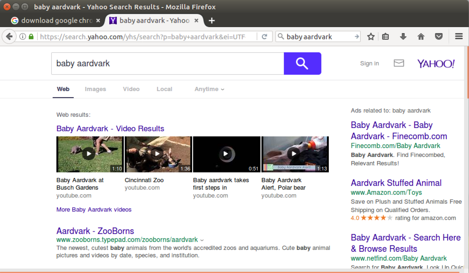 Change Default Search Engine in Firefox for Linux?