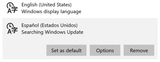 Disable Multiple Language Support in Windows 10?