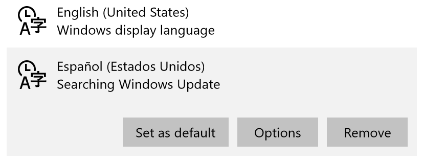 Disable Multiple Language Support in Windows 10?