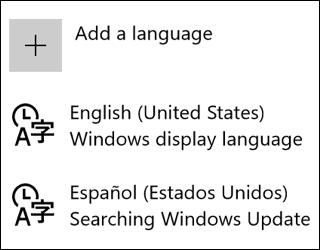 Disable Multiple Language Support in Windows 10?