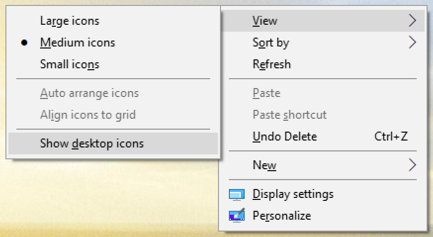 Where are all my Windows Desktop Icons??