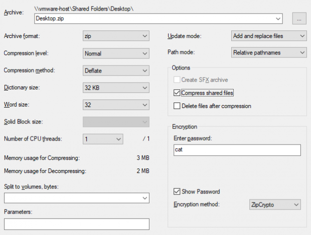 How Can I Create An Encrypted Zip Archive In Windows