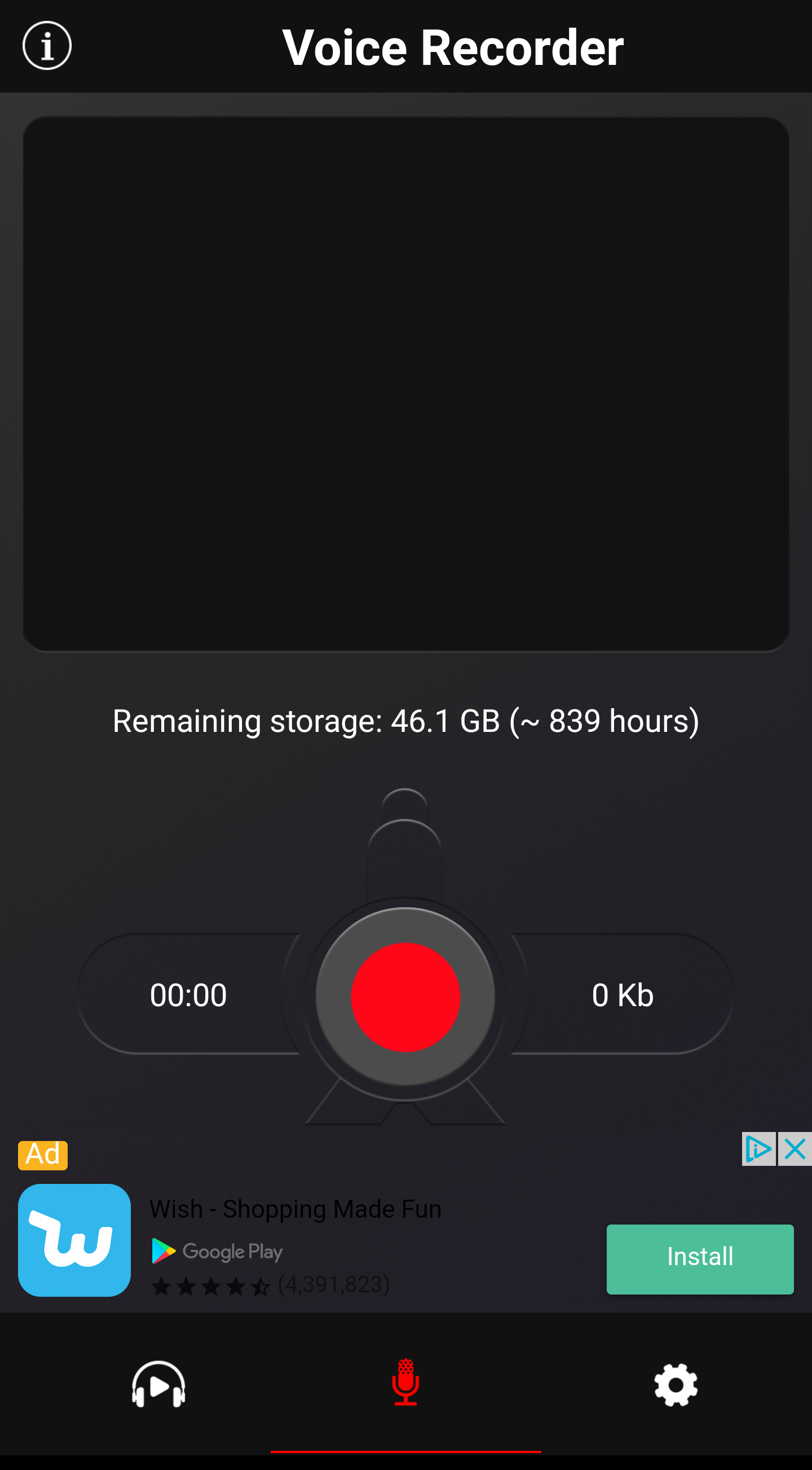 Make a voice recording on an Android phone?