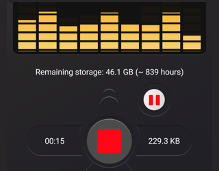 Make a voice recording on an Android phone?