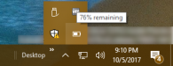 Restore Battery Icon on Windows 10 Taskbar?