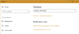 Restore Battery Icon on Windows 10 Taskbar?