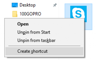 How do I add Desktop Shortcuts in Windows 10?