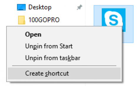 How do I add Desktop Shortcuts in Windows 10?