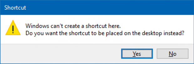 How do I add Desktop Shortcuts in Windows 10?