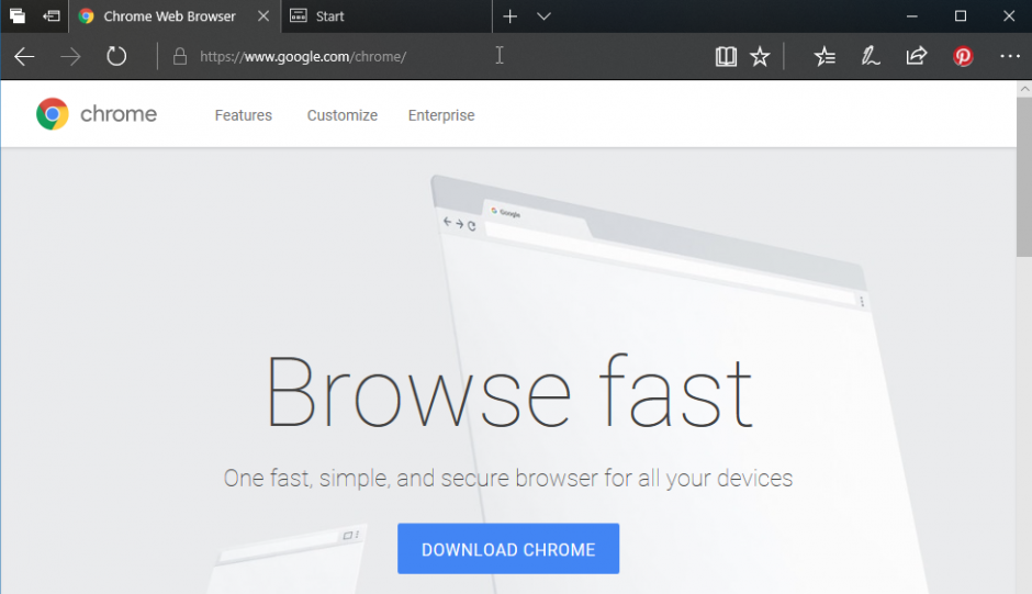 Switch my Windows 10 system to use Google Chrome?