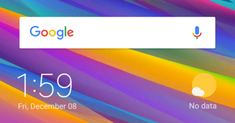 How do I set weather location on my Android phone?