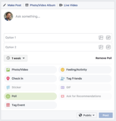 How to Create a Facebook Poll?