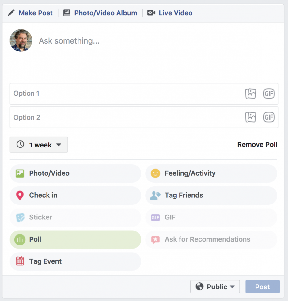 How to Create a Facebook Poll?