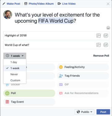 How to Create a Facebook Poll?