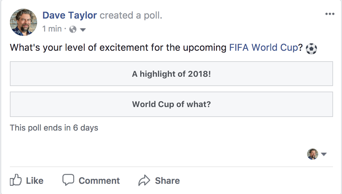 How to Create a Facebook Poll?