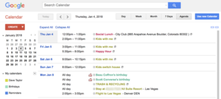 Working with the new Google Calendar