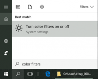 Color Blind Assistive Tech in Windows 10?