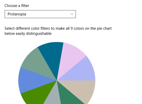 Color Blind Assistive Tech in Windows 10?