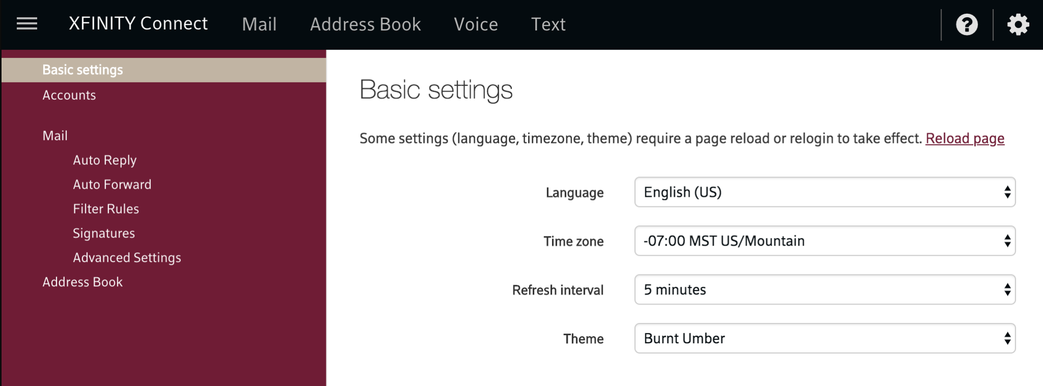 Can I Change Xfinity Email Themes?
