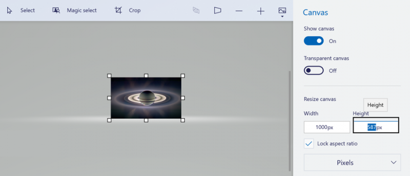 How to resize huge photos in Windows 10?
