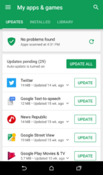 Force Update Android System and Apps?