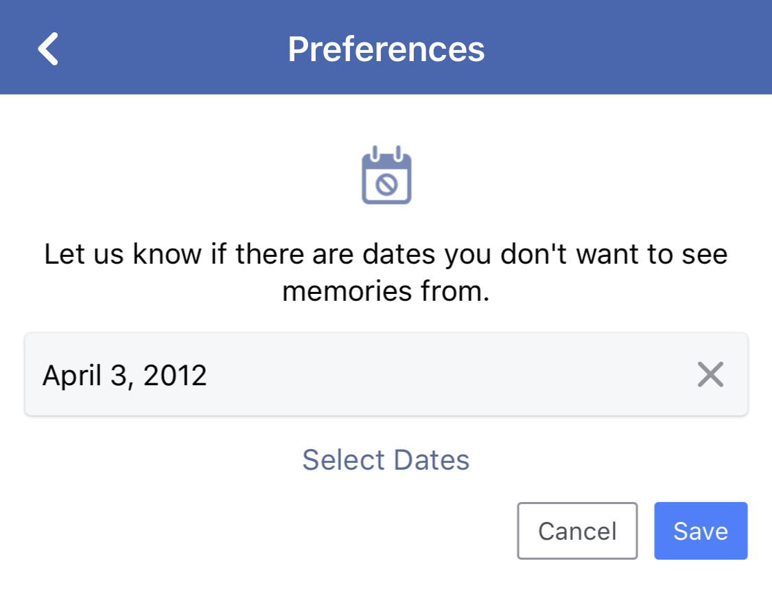 Filter or Block Specific Dates & People in Facebook On This Day?