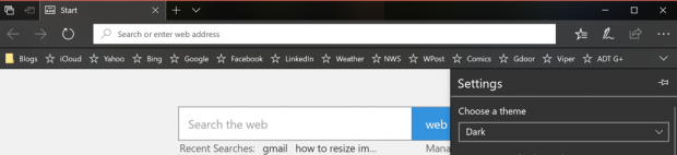 Add Favorites Bar to Microsoft Edge?