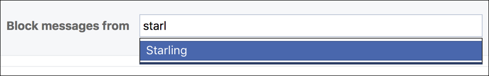 How do I block someone on Facebook Messenger?