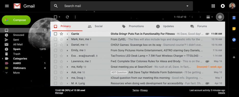 How do I enable Gmail “Smart Compose”?
