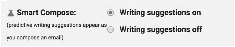 How do I enable Gmail “Smart Compose”?