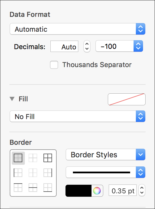 Get Started Formatting an Apple Numbers Spreadsheet?
