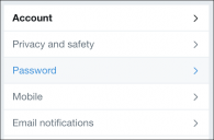 How to Change your Twitter Password