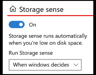 How to Enable Windows 10 Storage Sense?