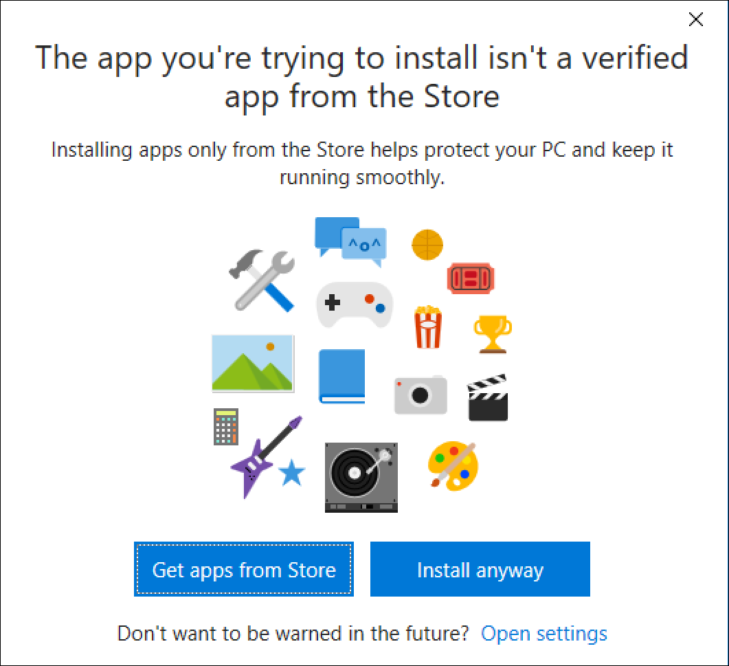 Stop Third Party App Installation in Windows 10?