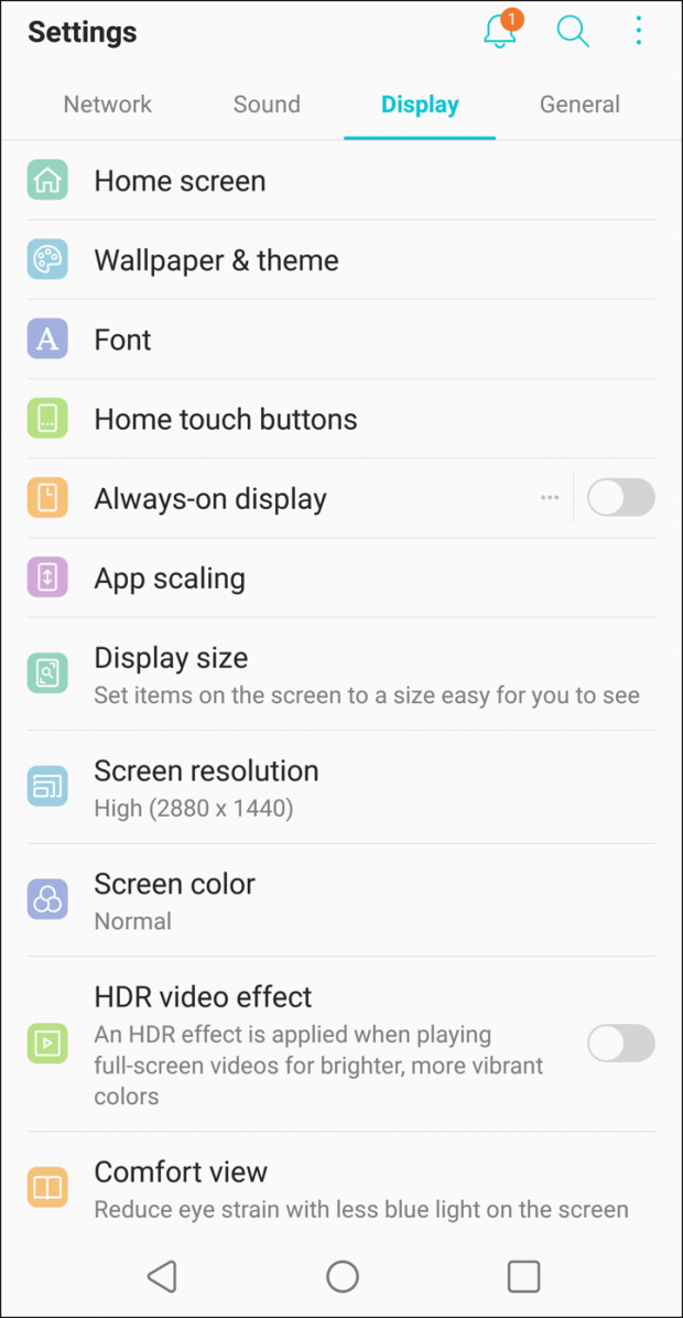 Enable Always On Display on LG Android Phone?